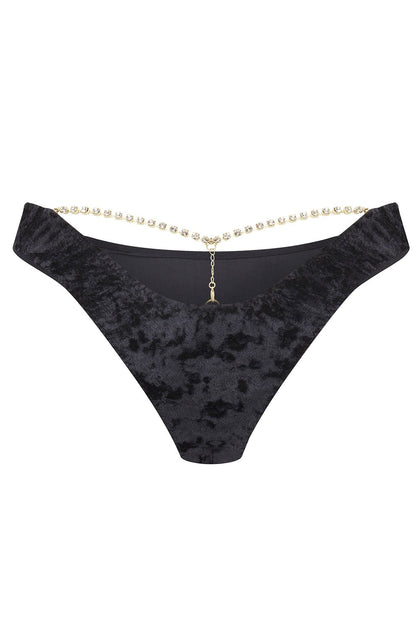 Agent Provocateur Kati brief | Velvet lingerie | Brief with crystal ...